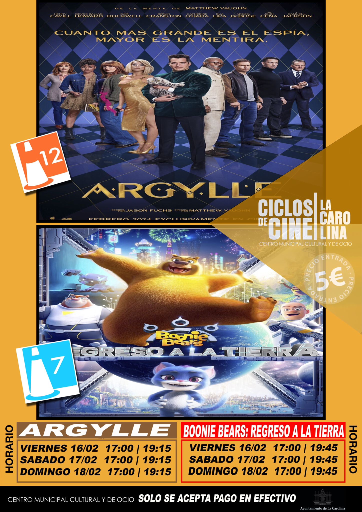 CARTELERA DE CINE – Excmo. Ayuntamiento de La Carolina